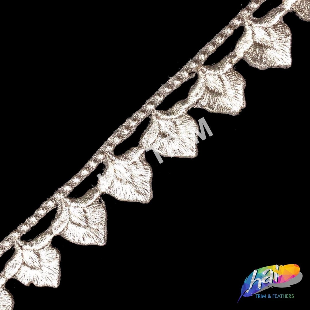 Embroidered Bridal Wedding Formal Couture Trimming, Machine Embroidered ...