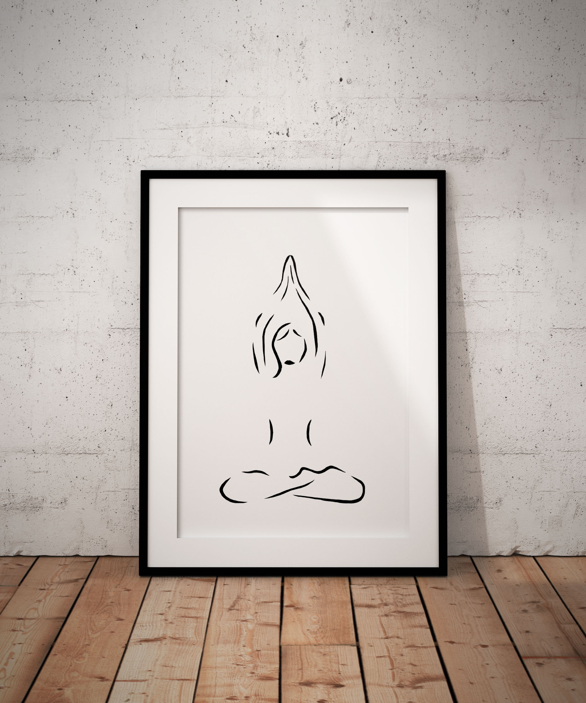Yoga Pose Painting