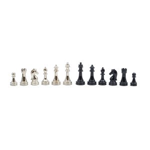 Foldable Chess Set, Chess Set, Chess Set With Metal Chess Pieces ...