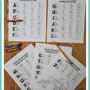Apple Theme Pre K Activity Printable Numbers & Counting, Alphabet ...
