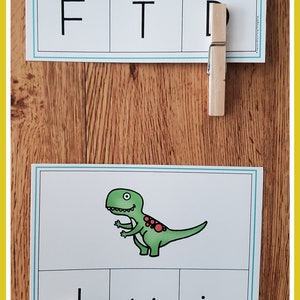 Alphabet & Beginning Sound Clip Card Activity, A-Z , Printable Alphabet ...