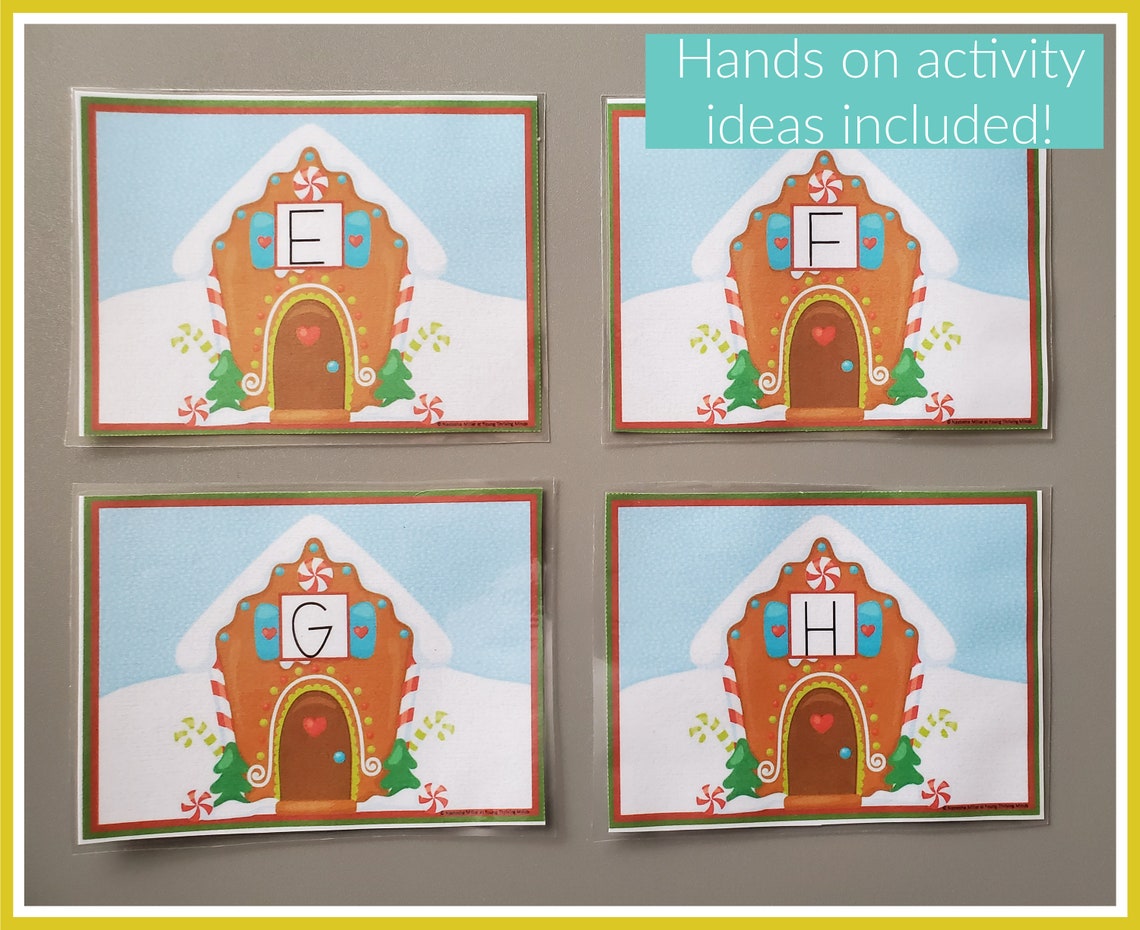 Printable Gingerbread Theme Preschool, Pre K, Kindergarten Activity ...