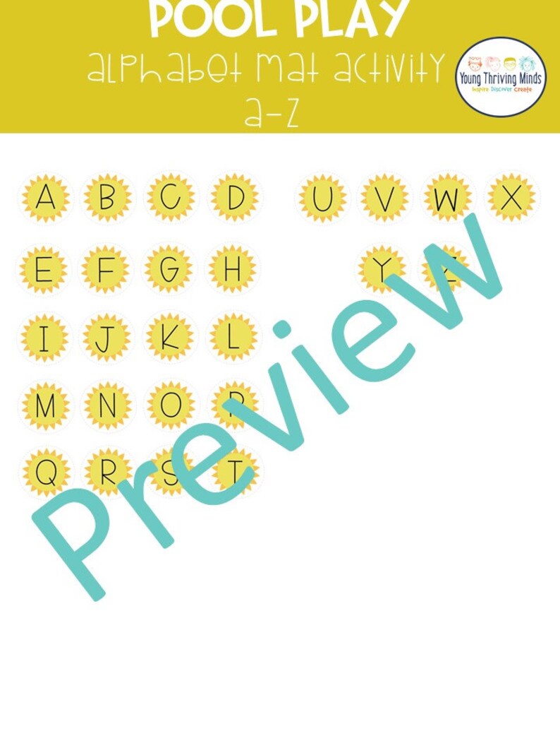 Alphabet & Beginning Sound Matching Activity, A-Z , Printable Alphabet ...