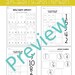 Apple Theme Pre K Activity Printable Numbers & Counting, Alphabet ...