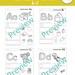 Preschool Handwriting Worksheets/ Alphabet Writing Practice/ ABC Letter ...