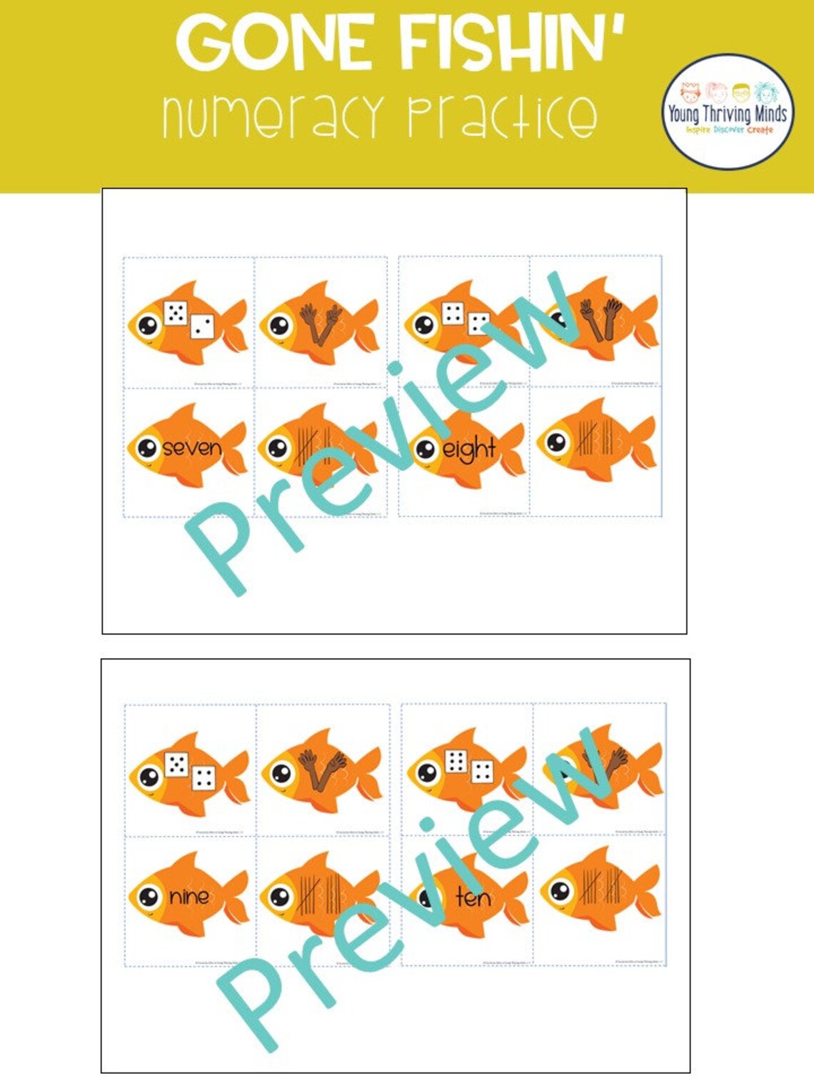 Printable Number Sense Pre K, Kindergarten Activity Preschooler ...