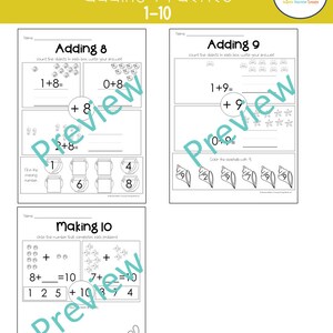 Adding Practice Preschool Printable- Numbers and Counting Preschool ...