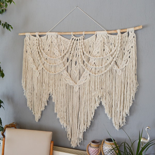 Large Macrame Wall Hanging - Etsy