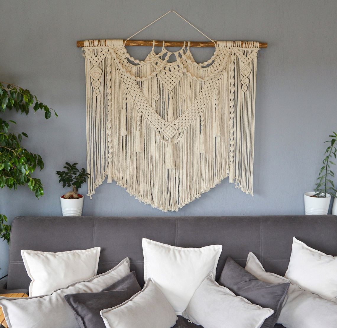 Extra Large Macrame Wall Hanging Large Macrame Wedding - Etsy