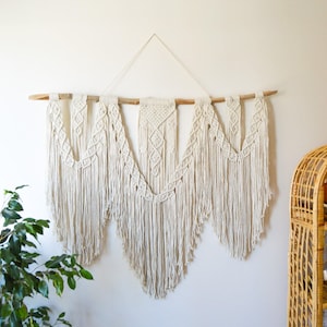 Extra Large Macrame Wall Hanging, Bohemian Decoration, Woven Wall ...