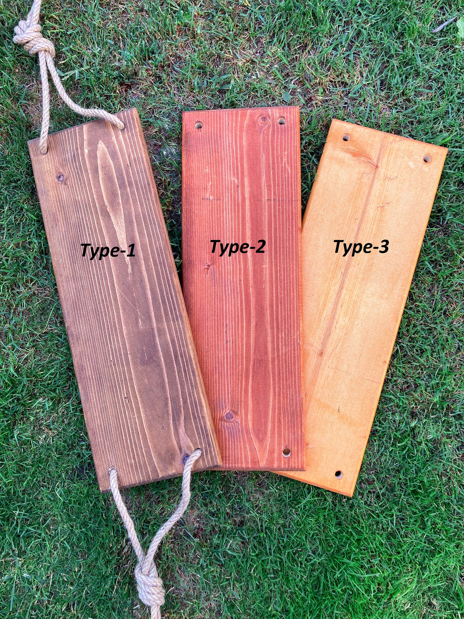 Tree Swing Wooden Rope Swing Rustic Long Lasting Outdoor - Etsy