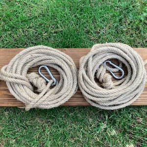 Tree Swing, Wooden Rope Swing, Rustic Long Lasting Outdoor Swing ...