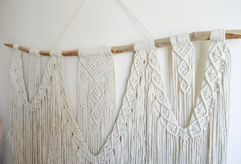 Extra Large Macrame Wall Hanging Bohemian Decoration Woven | Etsy Canada