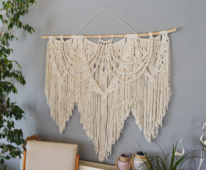 Extra Large Macrame Wall Hanging Bohemian Decoration Woven - Etsy