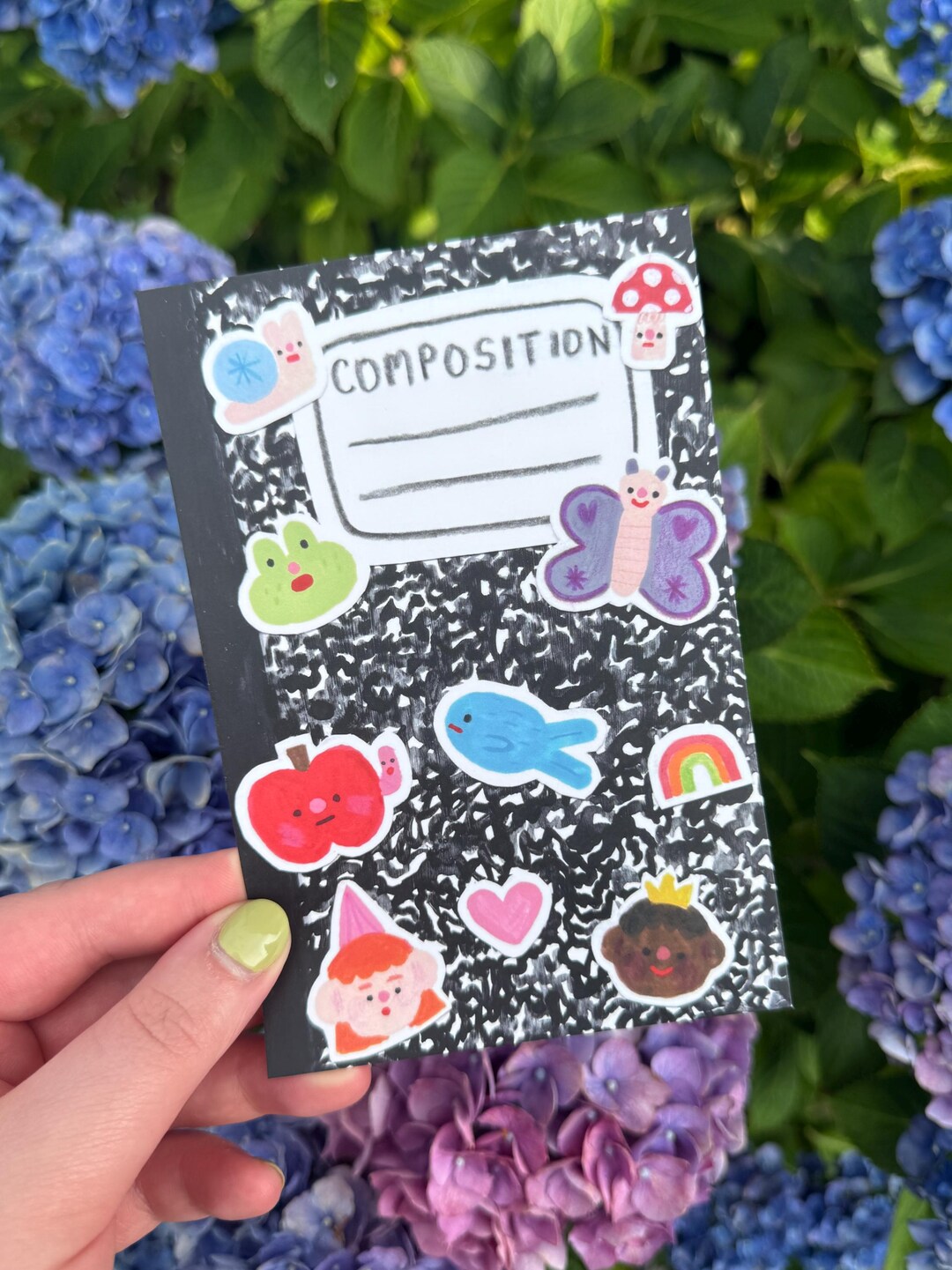 My Notebook | Postcard Illustration Art Print Composition Nostalgic ...