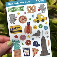 Statue of Liberty Sticker Pack: USA Independence Day Decor - Glossy ...