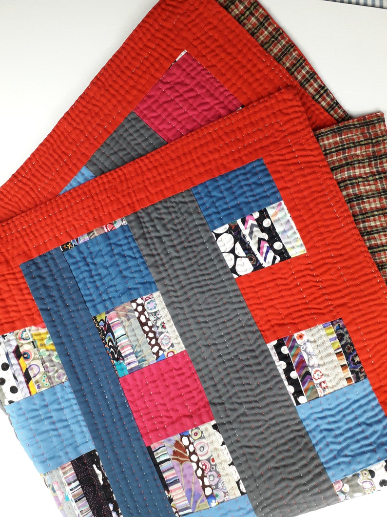 Handmade Patchwork Quilt - Etsy