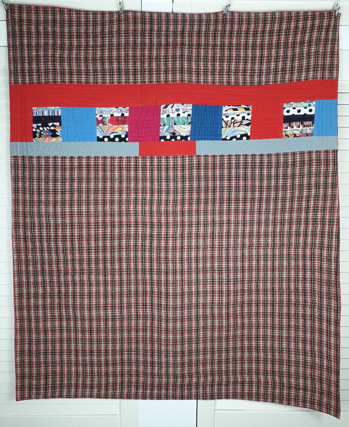 Handmade Patchwork Quilt - Etsy