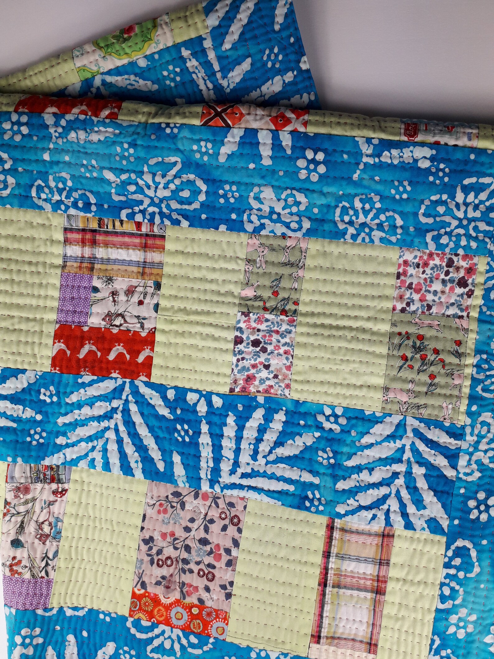 Handmade Patchwork Quilt - Etsy