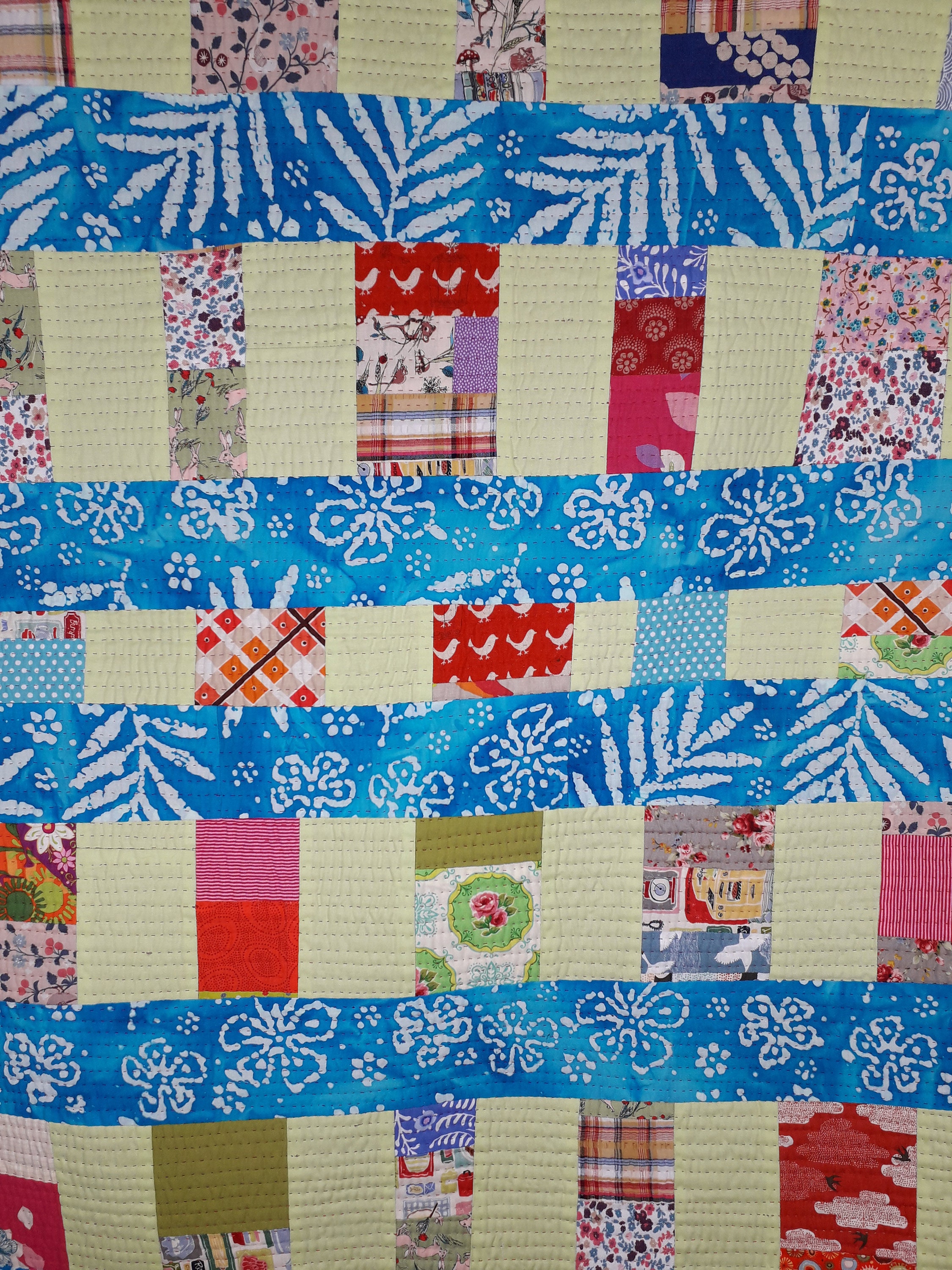 Handmade Patchwork Quilt - Etsy