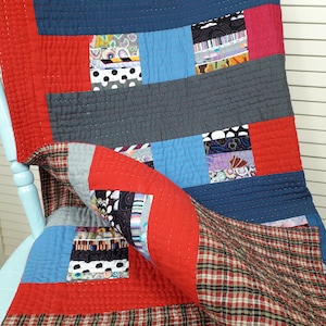 Handmade Patchwork Quilt - Etsy