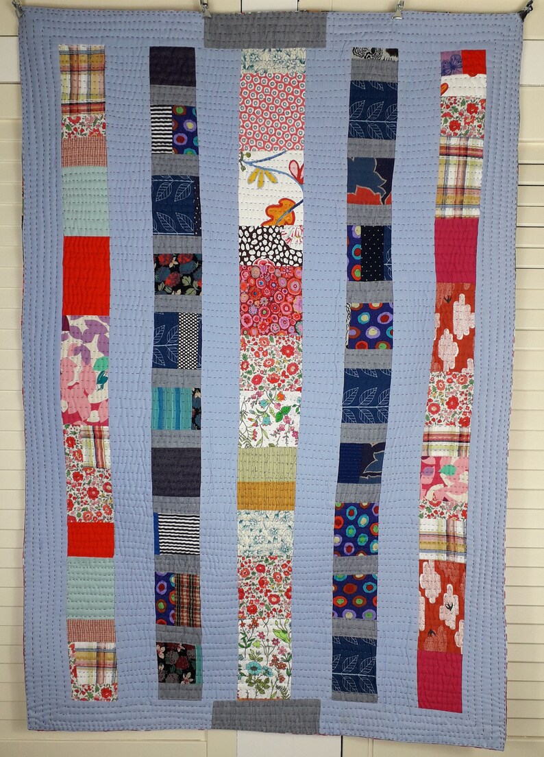 Handmade Patchwork Quilt - Etsy