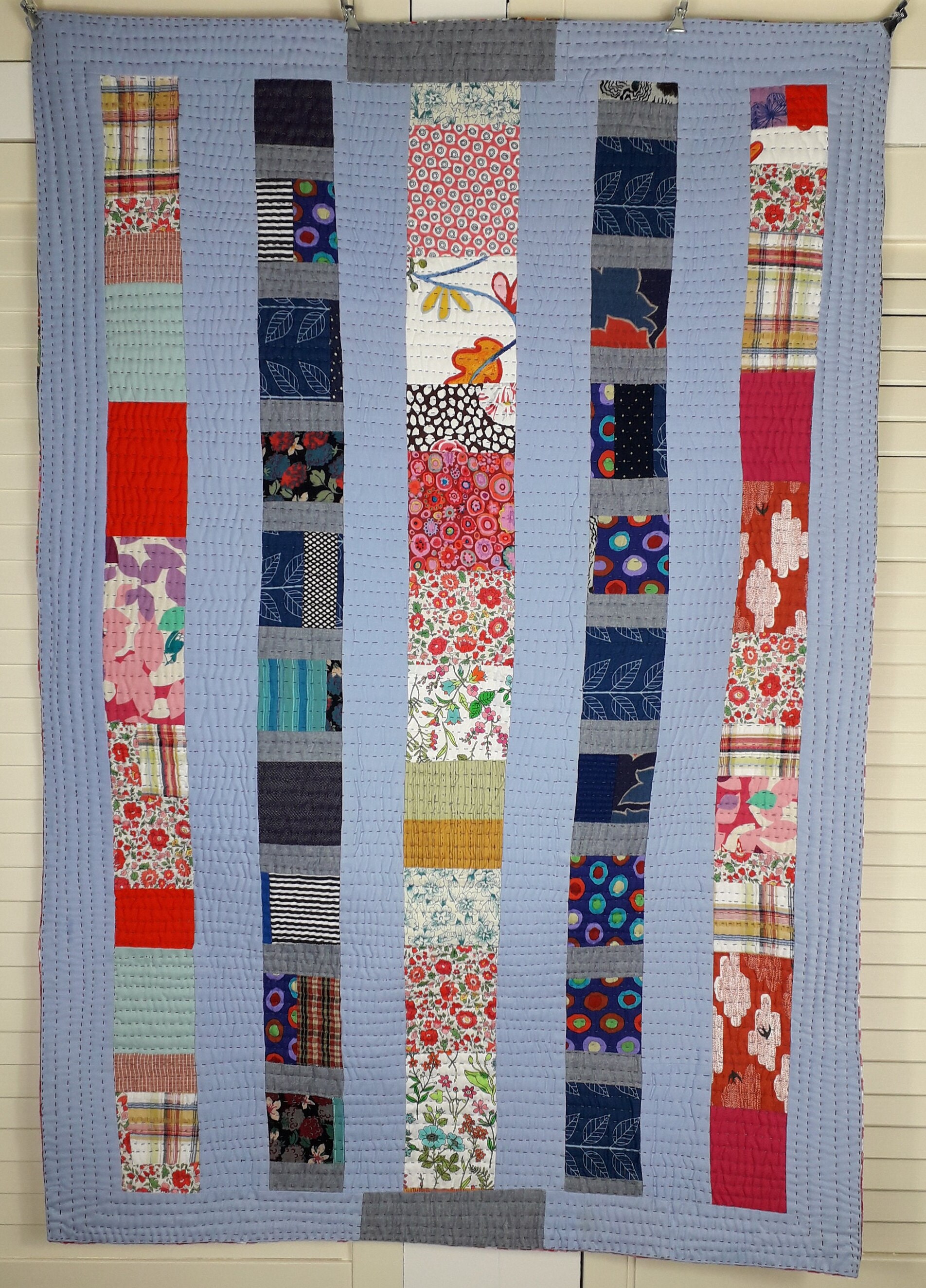 Handmade Patchwork Quilt - Etsy