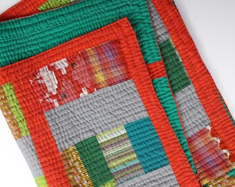Handmade Patchwork Quilt - Etsy