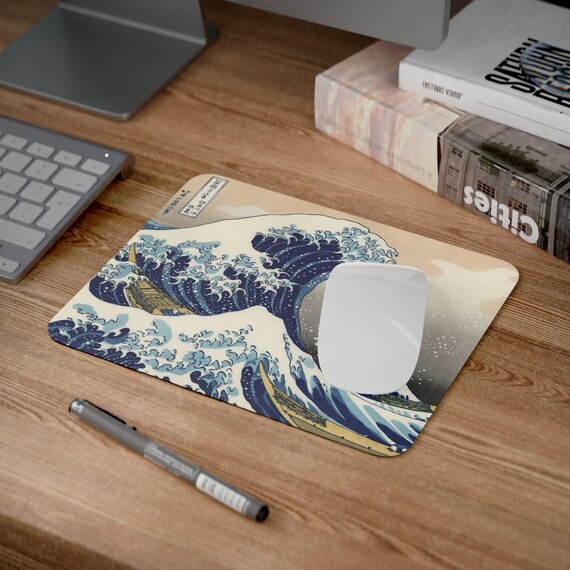 The Great Wave off Kanagawa Mouse Pad - Etsy