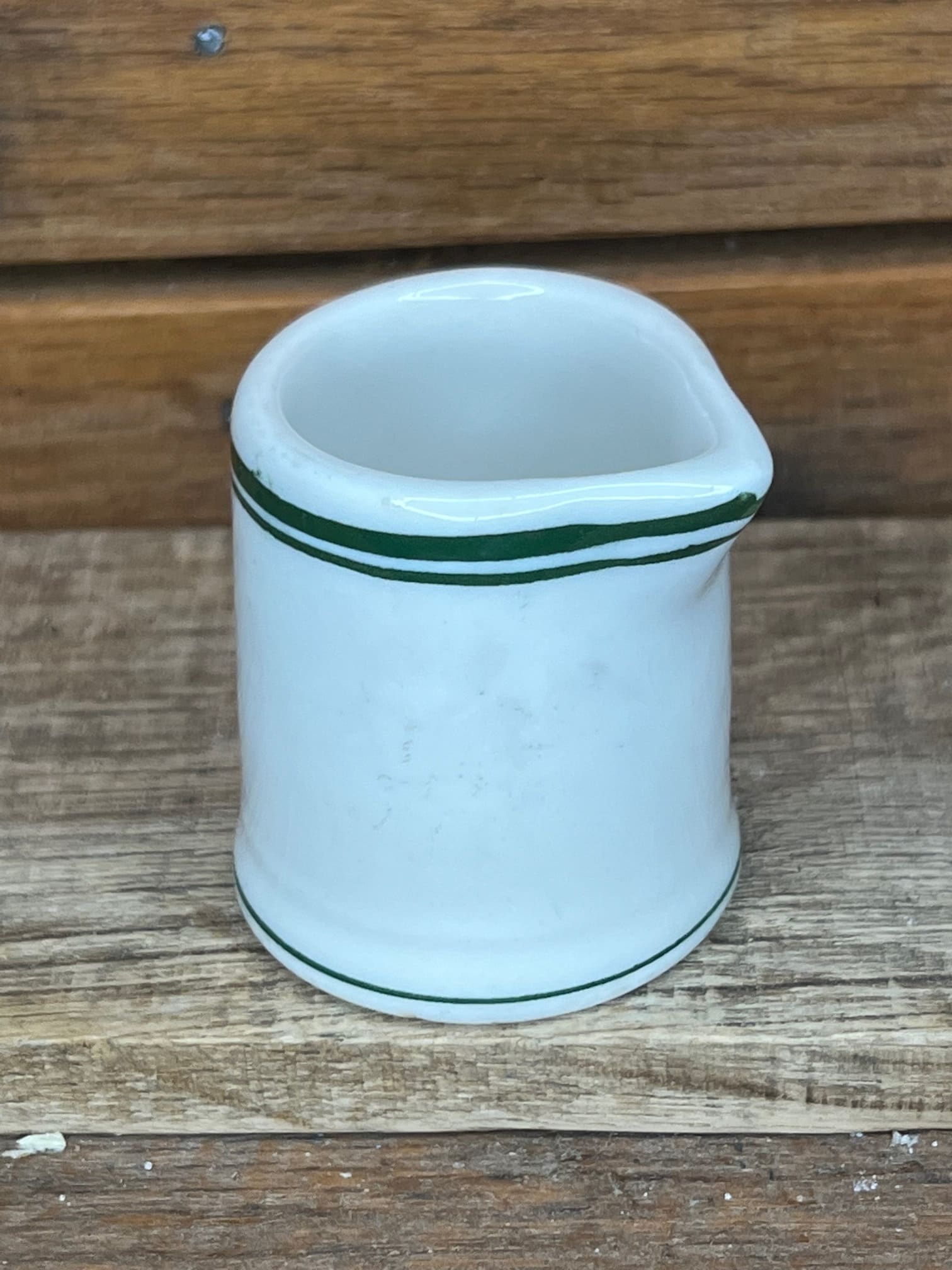 Vtg Jaxon jackson China Restaurant Ware Small Creamer W/green Stripes ...