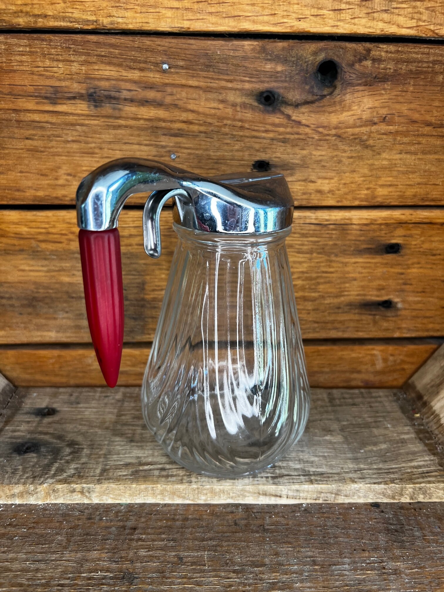 Vintage Syrup Dispenser Federal Tool Corp Bakelite Handle Metal Top ...