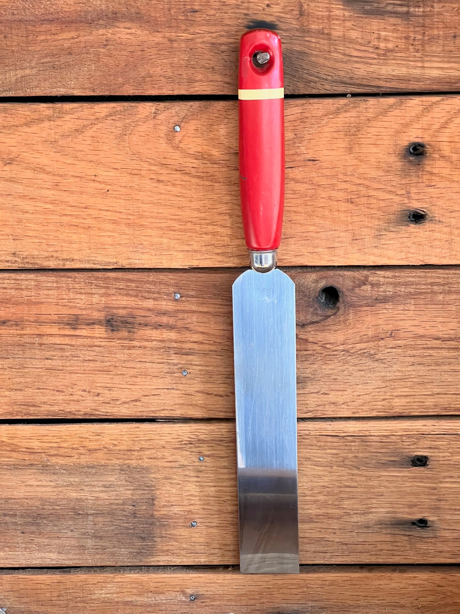 Vintage 1950s Red & Cream Kitchen Spatula / Kitchen Farmhouse Decor ...