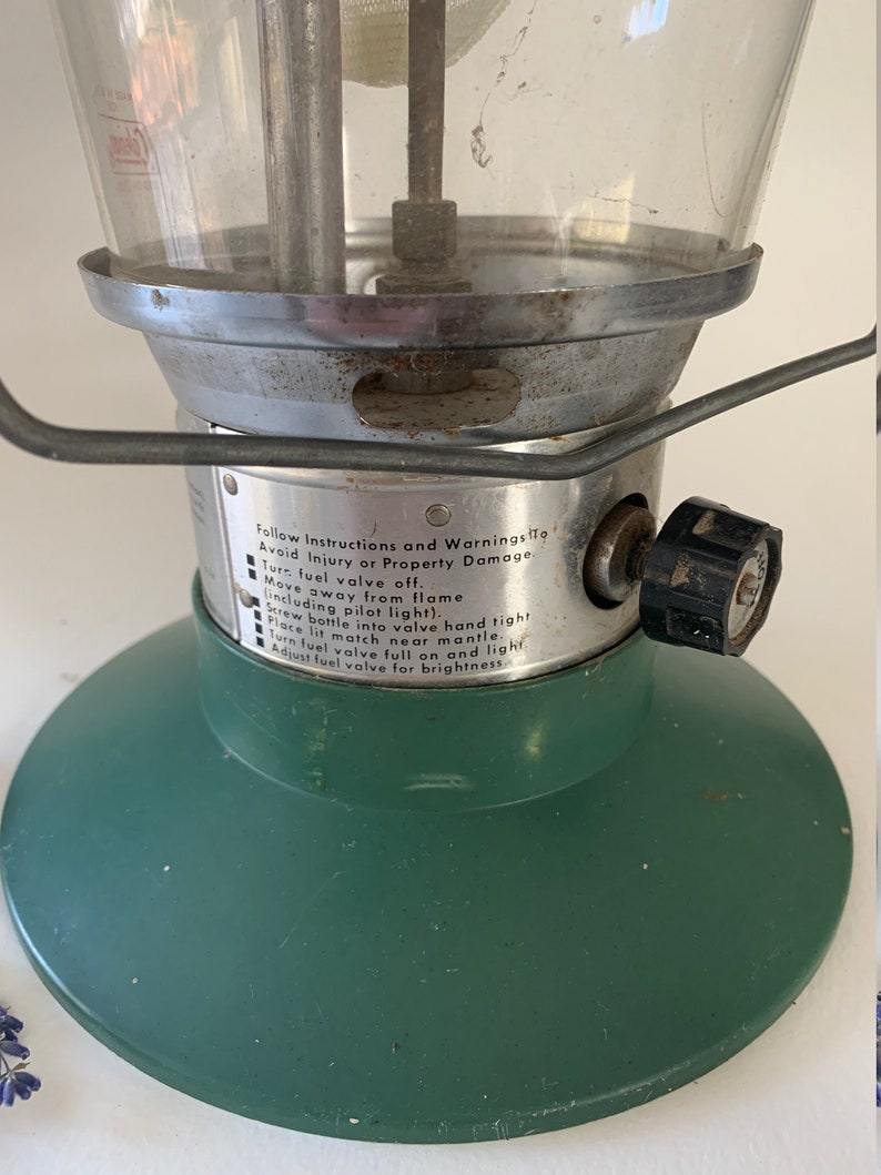 Vintage Coleman 2 Mantle Propane Lantern 5114 B | Etsy