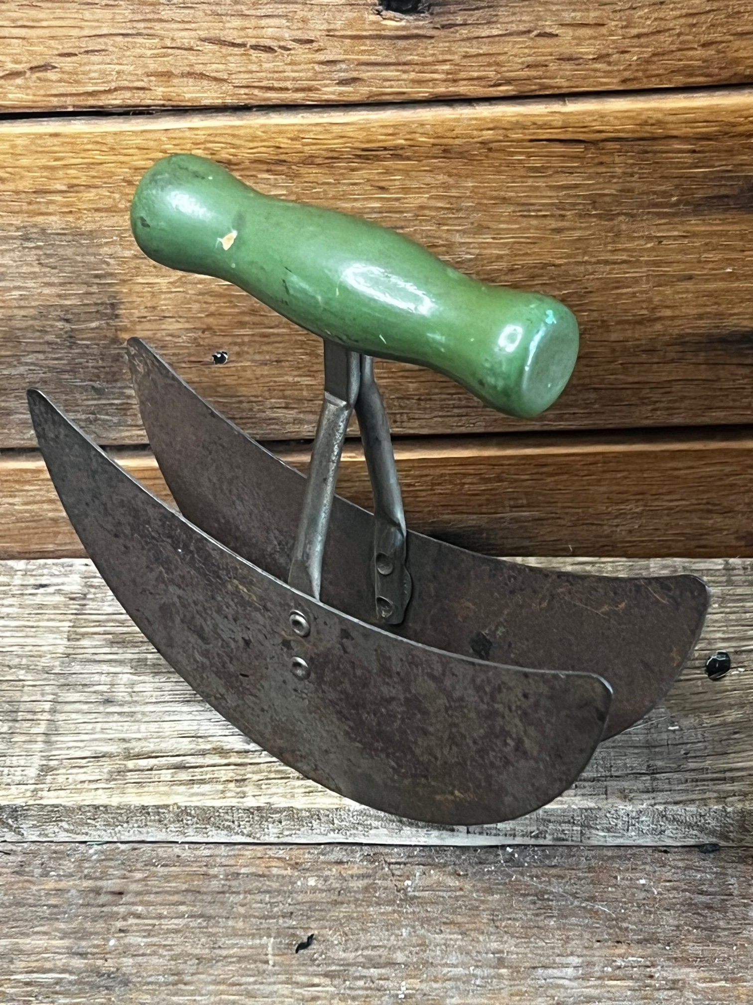 Vintage 1930s to 1950s Food Chopper Metal/wood Wall Hanging Collectible ...