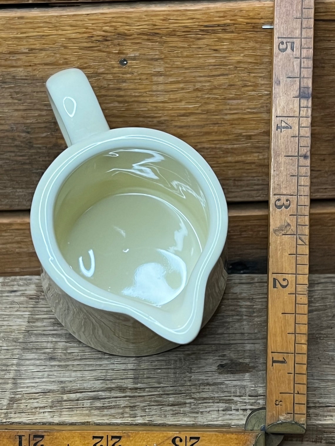 Vintage HALL Ceramic Restaurant Style Heavy Creamer, Ivory, USA - Etsy