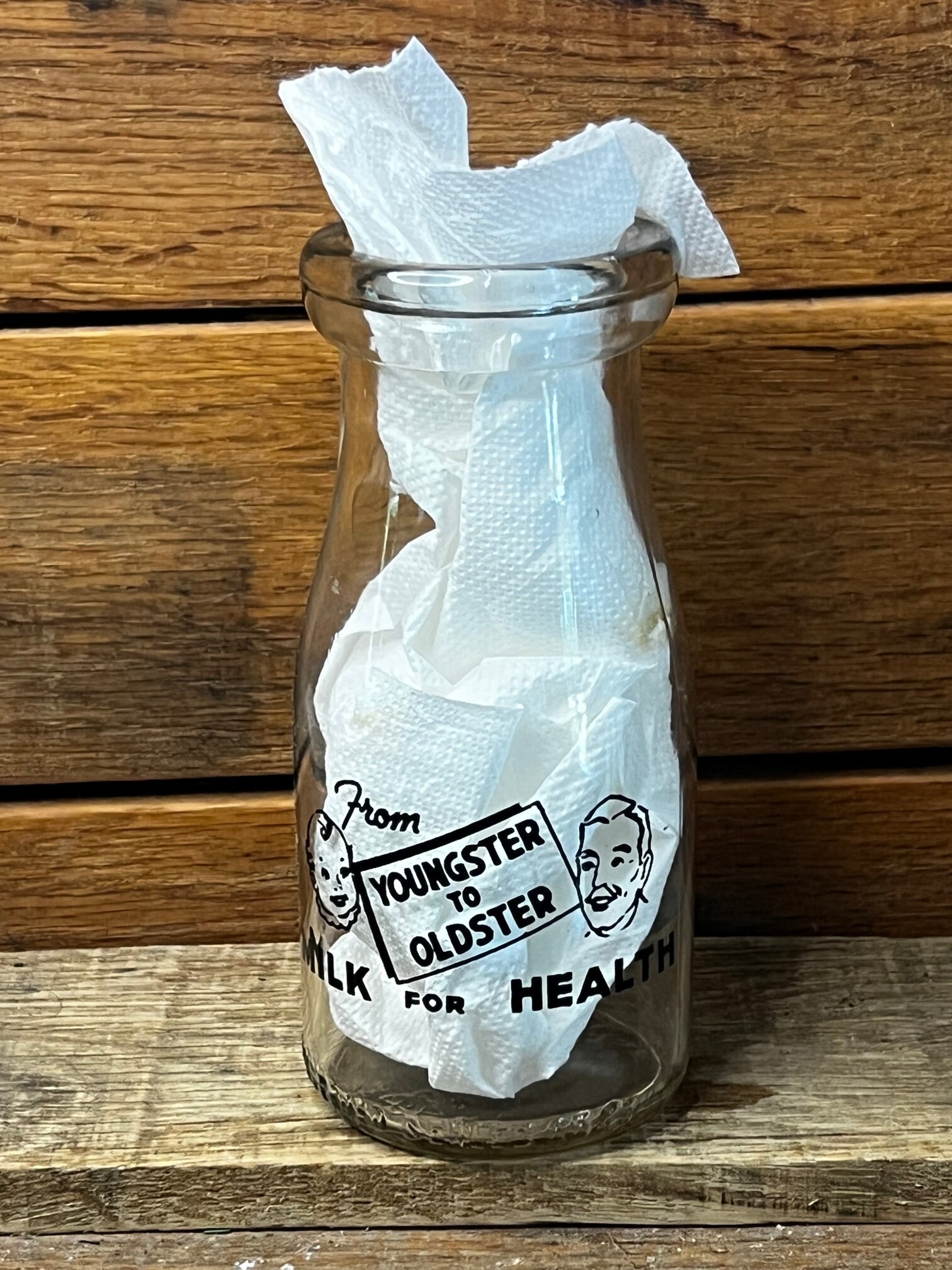 Rare Vintage Pyroglazed Half-pint Milk Bottle From the - Etsy
