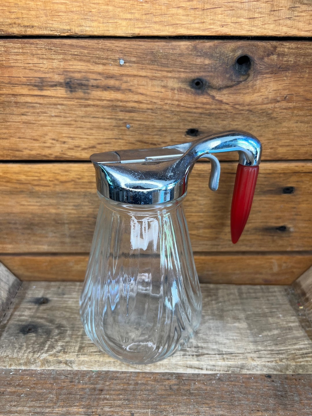 Vintage Syrup Dispenser Federal Tool Corp Bakelite Handle Metal Top ...