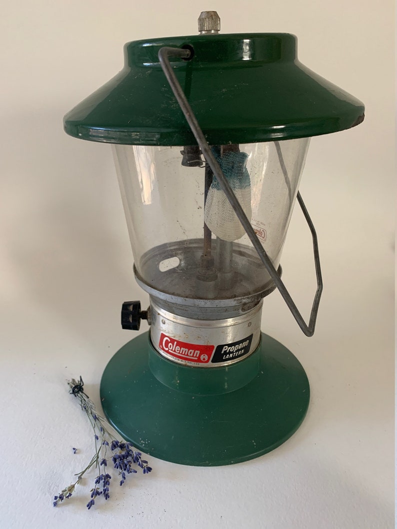 Vintage Coleman 2 Mantle Propane Lantern 5114 B | Etsy