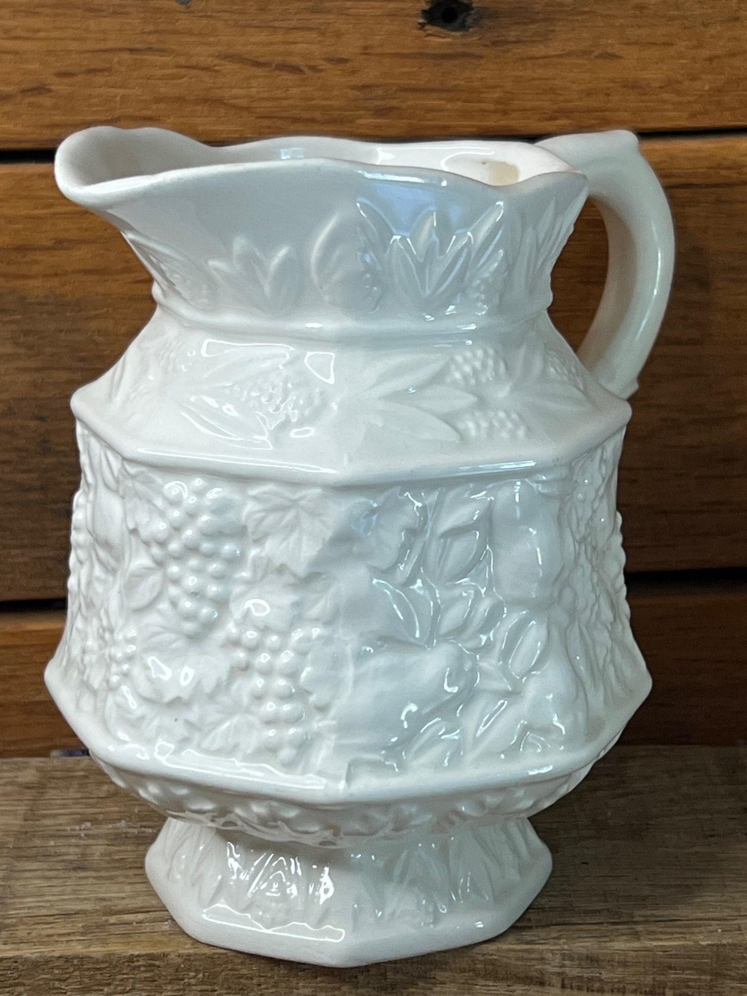Vintage Lefton Creamer: Embossed Fruit Design, Made in Japan - Etsy
