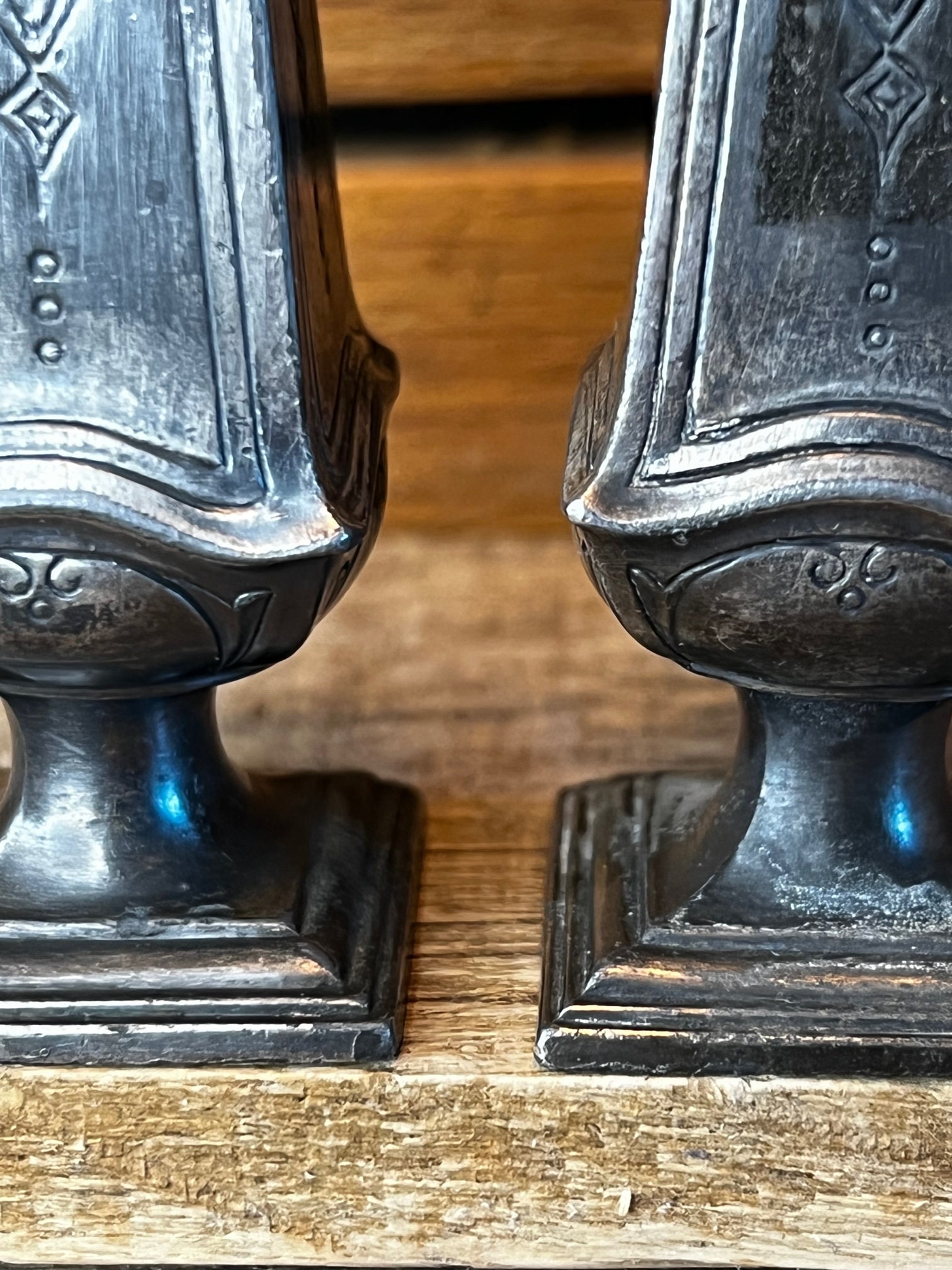 Silver Astor by Poole Yorktown Salt & Pepper Shakers - Etsy