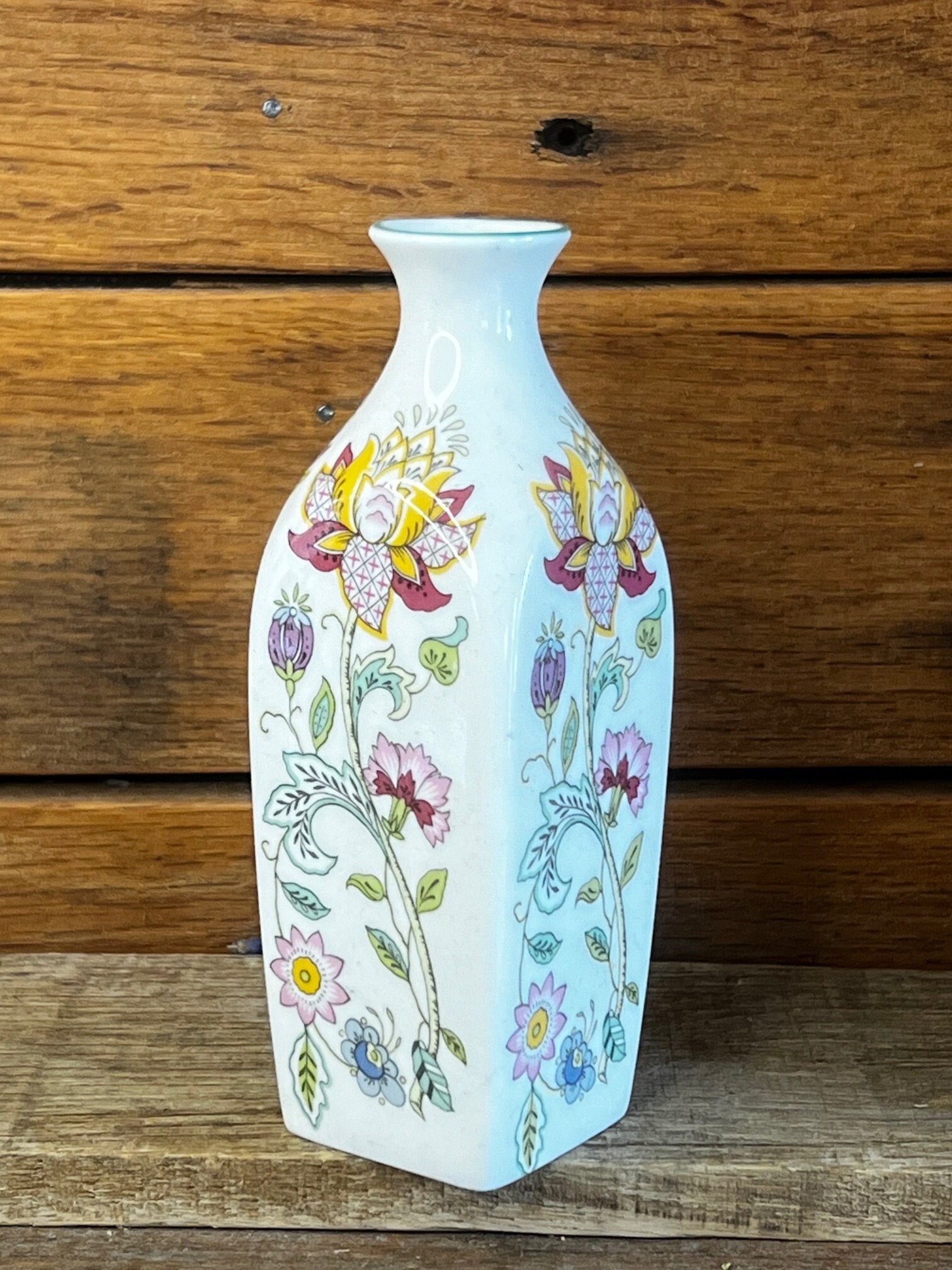 Vintage Minton Haddon Hall Bone China 5 Bud Vase - Etsy