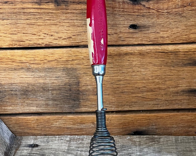 1950's Siegler Red Handled Spoon - Etsy