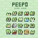 Pixel Peepo Sub/bit Badges - Etsy