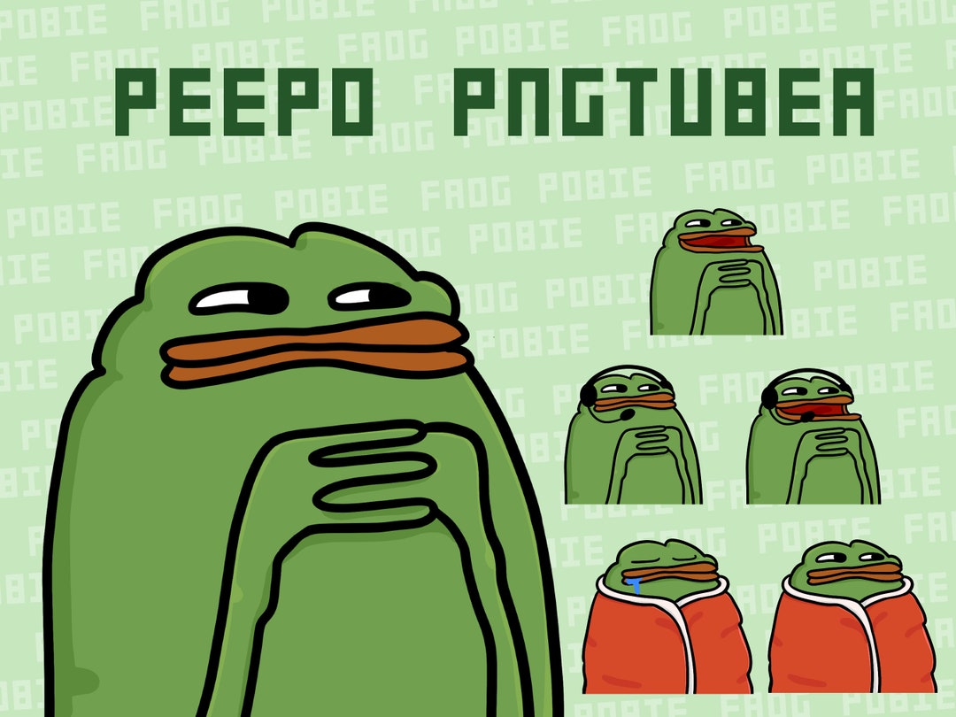 Peepo Pngtuber for Twitch | 4 Peepo Pngtubers - Etsy