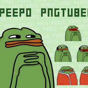 Peepo Pngtuber for Twitch | 4 Peepo Pngtubers - Etsy