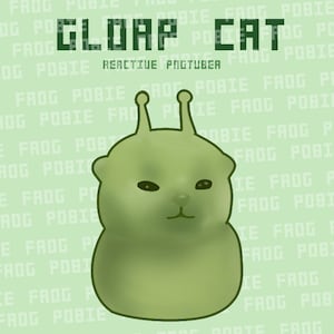Glorp Cat | Reactive Pngtuber for Twitch - Etsy