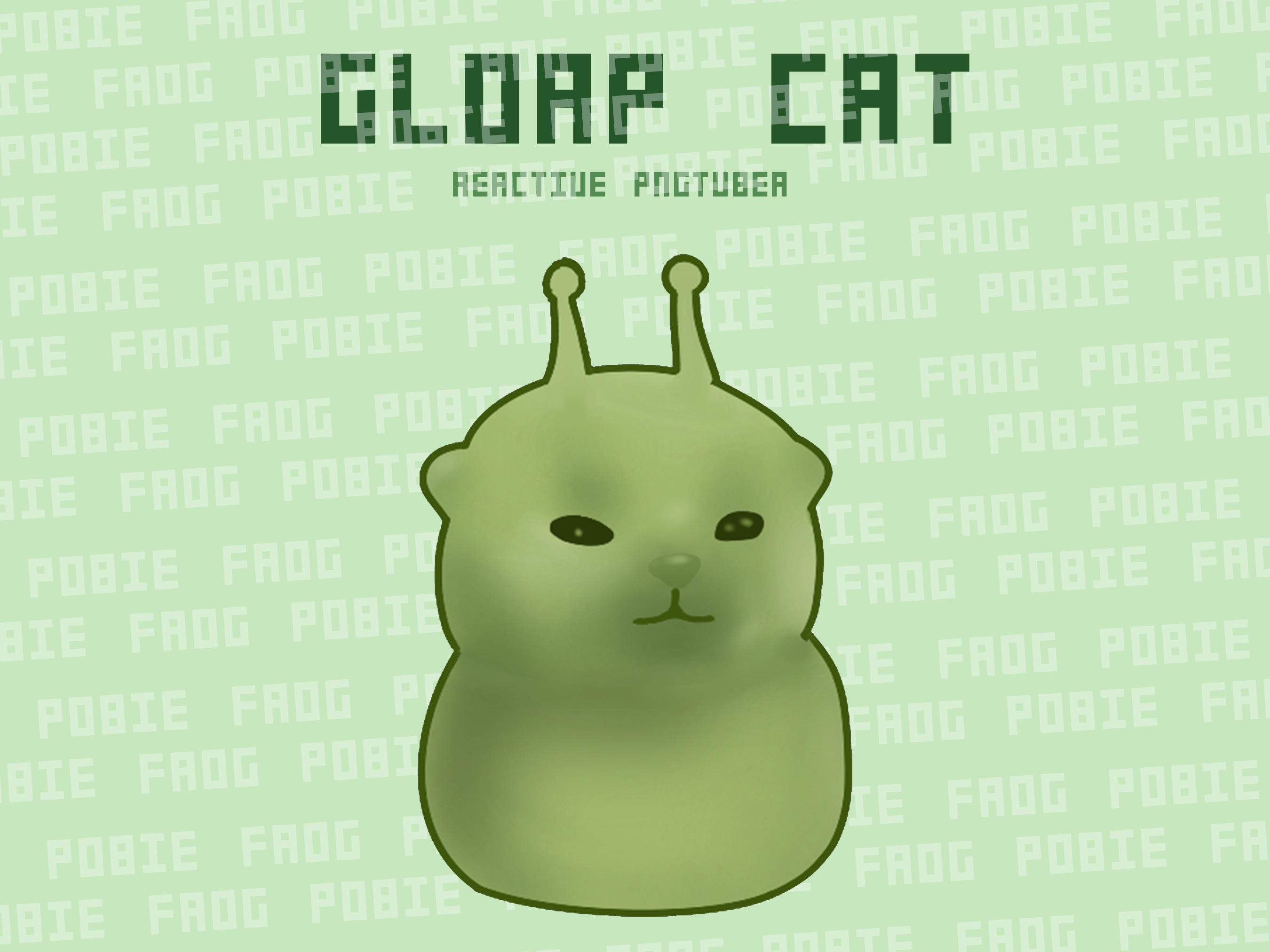 Glorp Cat | Reactive Pngtuber for Twitch - Etsy