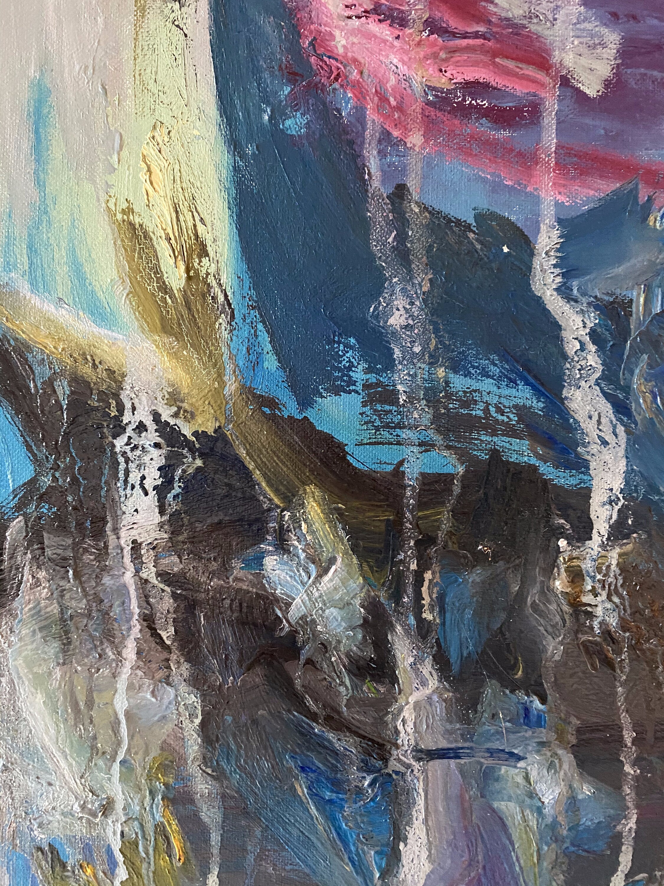 Original Abstract Oil Painting on Canvas Abstract - Etsy UK