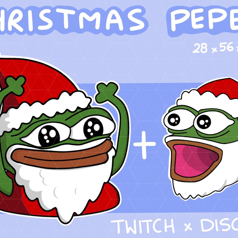 Christmas Pepe - Etsy