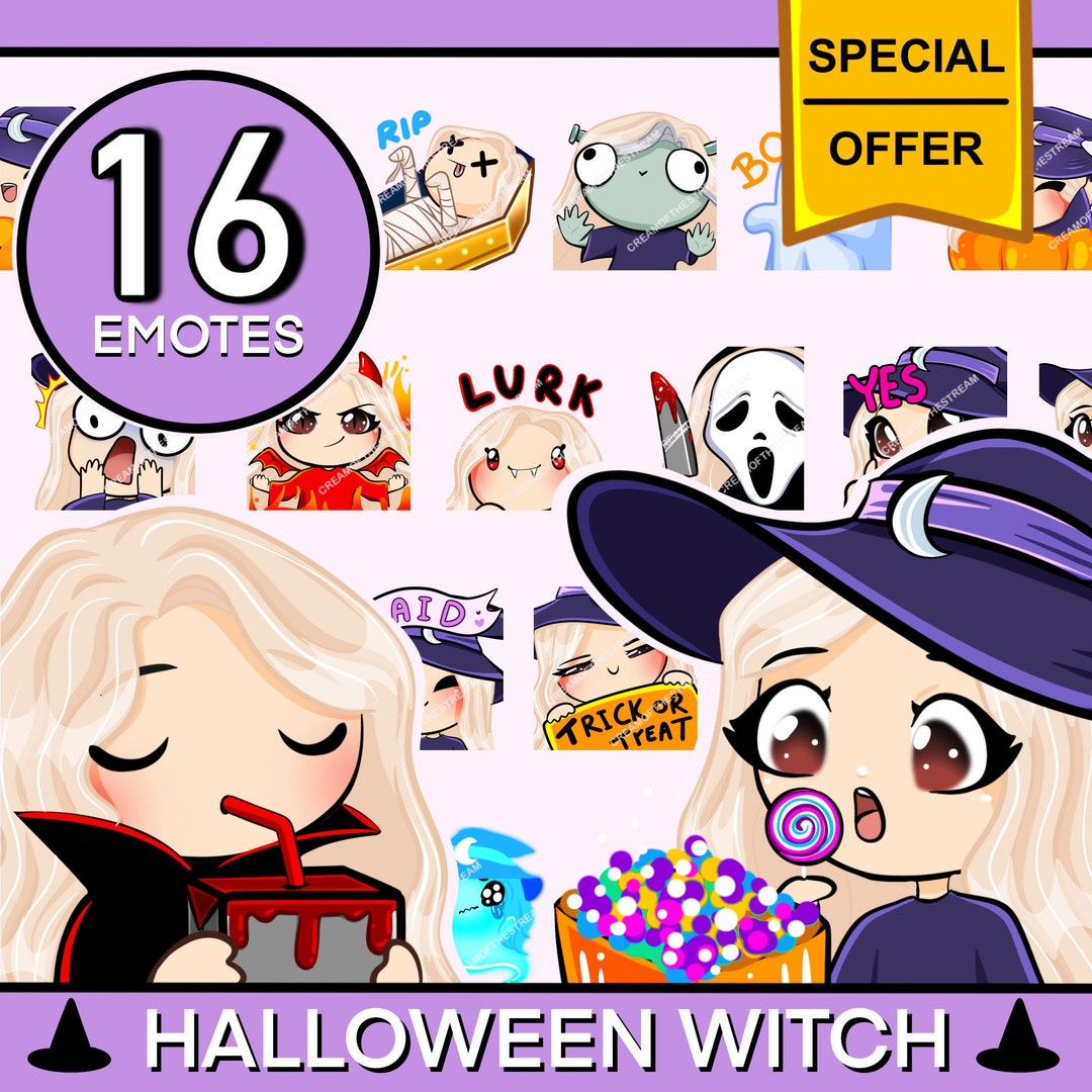 Basic Witch Halloween Emotes Horror Emote Scary Emote Scary Emotes ...